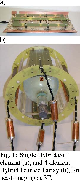 figure 1 from hybrid tem loop coil array for parallel high field mri