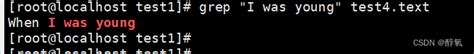 【linux】 Grep命令使用grep R Csdn博客