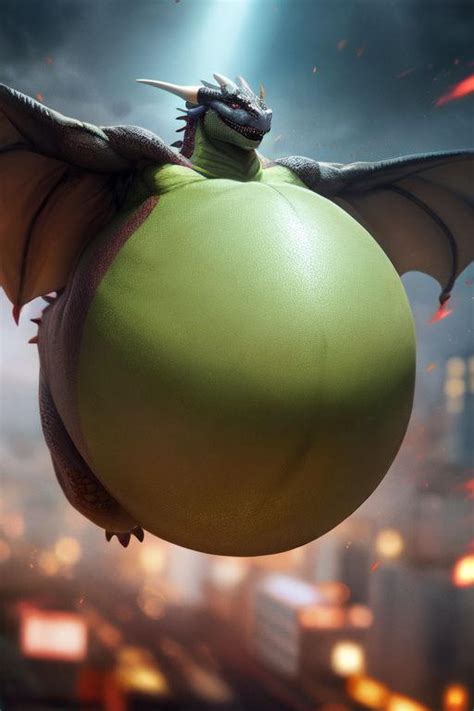 Very Inflated Dragon By Ballooneddragonite On Deviantart
