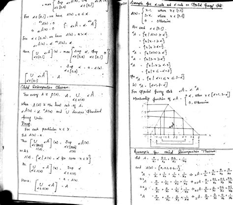 Unit II Notes Fuzzy Mathematics Hand Written Maths Drops