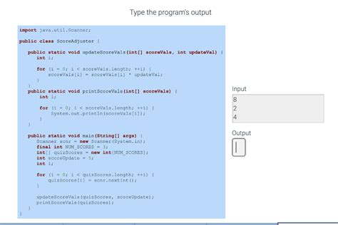 solved type the program s output import java util scanner
