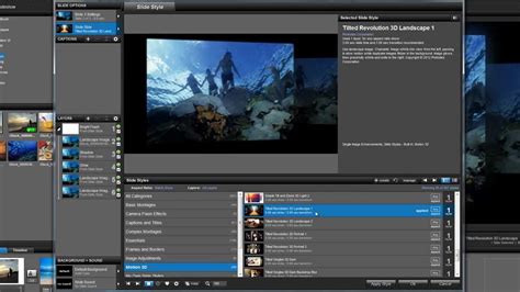 Proshow 5 3d Tilt Effects Youtube