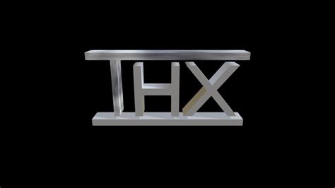Thx Logo Download Free 3d Model By Cmanflip 609a652 Sketchfab