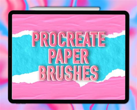 Procreate Paper Texture Brushes Procreate Paper Brushes Etsy