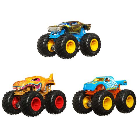 Hot Wheels Monster Trucks Color Shifters 3 Pack Mattel