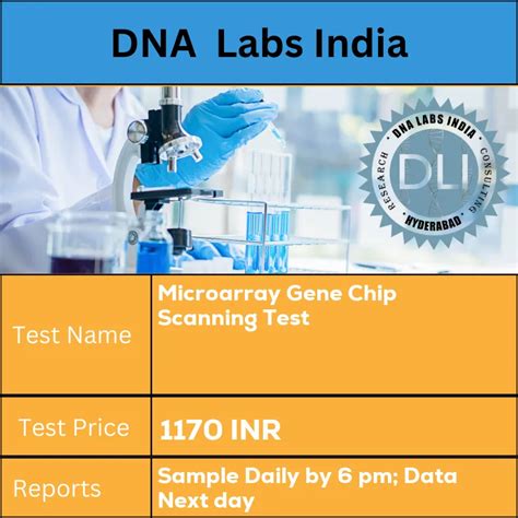 Microarray Gene Chip Scanning Test Cost 1170 Inr In India