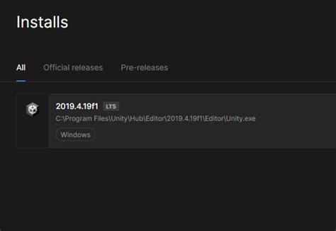 Unity3d Unity Hub Doesnt Show New Install Super User
