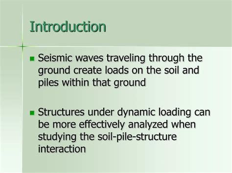PPT Soil Pile Interaction PowerPoint Presentation Free Download ID