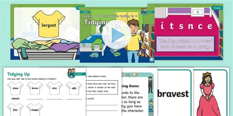 Adding Est To Words Ending In E Level Phase 6 Twinkl