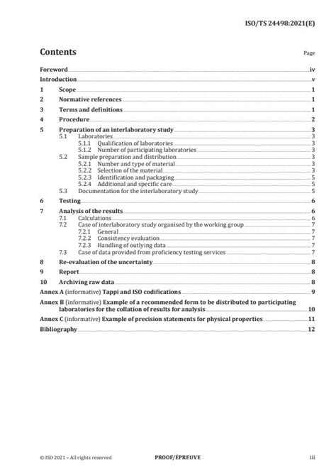 ISO PRF TS Paper Board And Pulps Estimation Of Uncertainty For Test Methods By