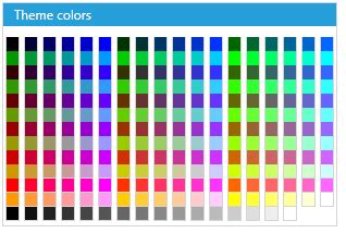 WPF ColorPicker Color Preset Telerik UI For WPF