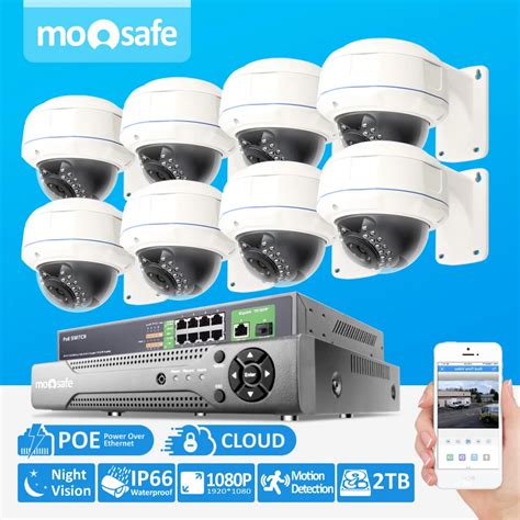 2mp 19201080p Ir Nightvision Dome Power Over Ethernet Security Camera