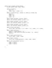 Calculate Area And Perimeter With The Triangle Class In Java Course Hero