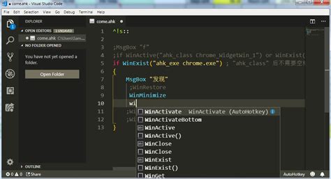 Autohotkey编辑器推荐——vs Code 知乎