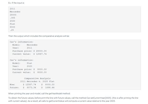 Solved 1118 Lab Car Value Classes Java Version 1