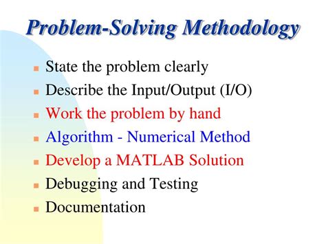 Ppt Solution Strategies 1 Programming With Matlab Powerpoint Presentation Id4012379