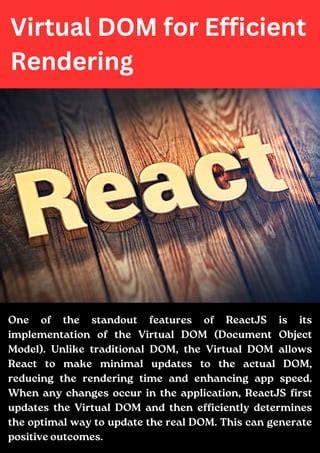 Boosting App Speed Why ReactJS Is The Key To Lightning Fast Performance PDF