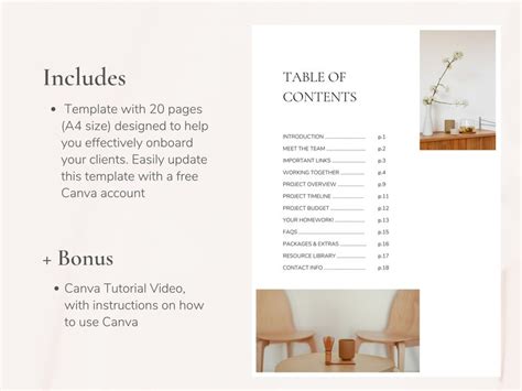 Onboarding Packet Template Etsy