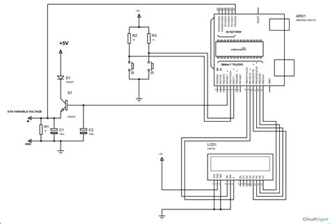 Arduino Based Variable Power Supply Circuit Diagram And Code