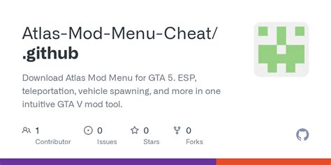 GitHub Atlas Mod Menu Cheat Github Download Atlas Mod Menu For GTA 5 ESP Teleportation