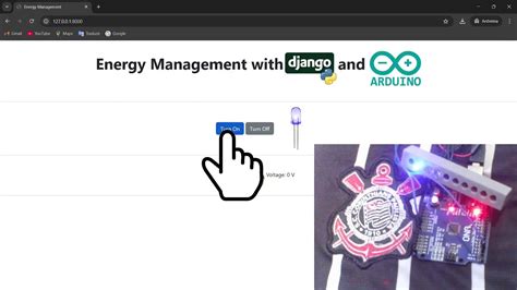 007 Ligando E Desligando Led No Arduino Com Django Youtube