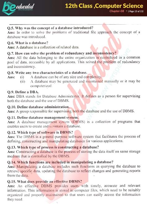 chapter 8 computer science ics part 2 notes inter part 2 notes