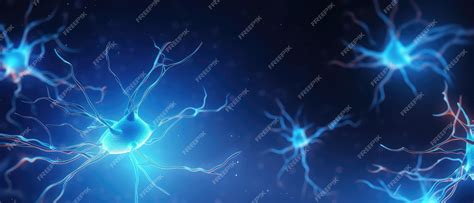 Premium Ai Image Brain Neuron Link Information Interaction Background
