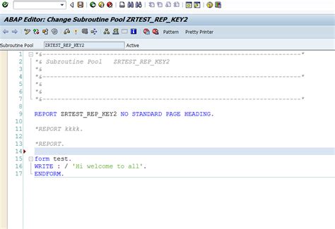 Wonders In Abap Editor Se38 Sap Community