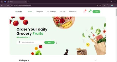 Abiha Sami On Linkedin Fruit Responsive Website 🍇 🍓 Inspired From A Grocery Store Site 10