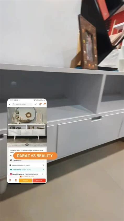 Kamakhya Decor Tv Console Simple Rack With Three Drawer Np