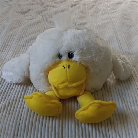 Chrisha Toys Vintage 206 Chrisha Playful Quacking White Duck Puppet