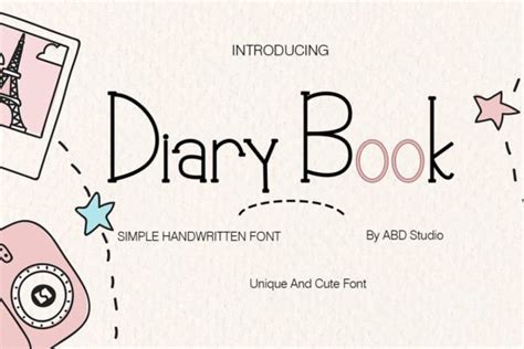 Diary Book Font Font Canyon Diary Book Font Font Canyon
