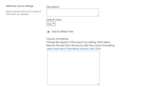 sharepoint online yes no column no option for require that this