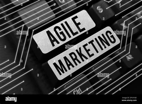 Text Caption Presenting Agile Marketing Conceptual Photo Focusing Team