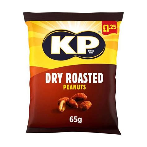 Kp Dry Roasted Peanuts 65g Giant Bradleys Online Sweet Shop