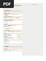 JavaScript Cheatsheet - CodeWithHarry | PDF | Document Object Model | Java Script