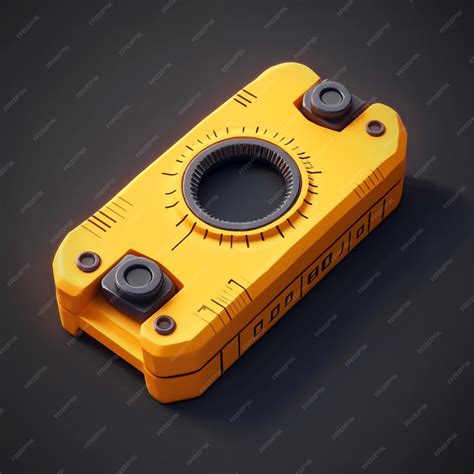 3d Measuring Tool Icon Accurate Distance Measurement Illustration Logo