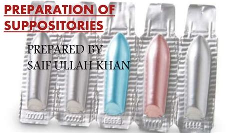 Preparation Of Suppository Pptx