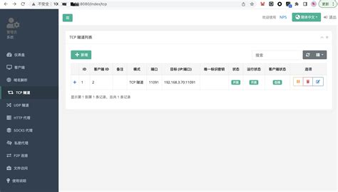 内网穿透工具nps Npc介绍