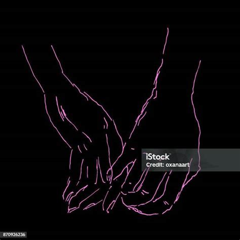 손을 잡고 함께 벡터 밑그림입니다 남자와 여자 그들의 손을 잡으십시오 2명에 대한 스톡 벡터 아트 및 기타 이미지 2명 감정 기혼 Istock