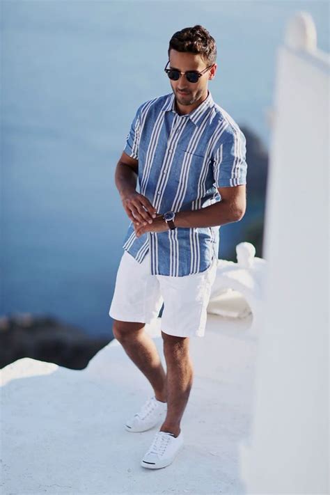 Oia Santorini The Neat Fit Summer Outfits Men Mens Outfits Mens