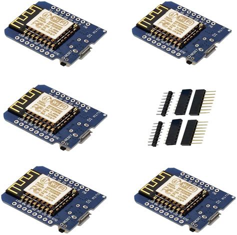 jacobsparts 5 pack d1 mini nodemcu lua micropython wifi