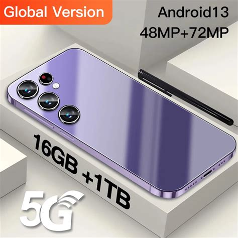 S23 울트라 5g 스마트폰 7 0 인치 4g 휴대폰 6800mah 16g 1tb 휴대폰 Hd 카메라 5g 잠금 해제 안드로이드 13 휴대폰 신제품