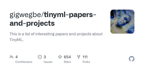 GitHub Gigwegbe Tinyml Papers And Projects This Is A List Of Interesting Papers And Projects
