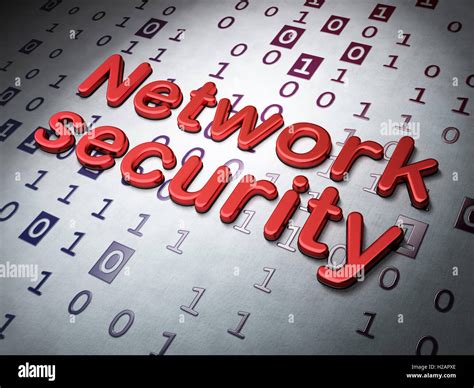 Privacy Concept Network Security On Binary Code Background Stock Photo Alamy