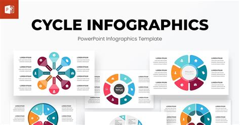 Cycle Infographics PowerPoint Template TemplateMonster