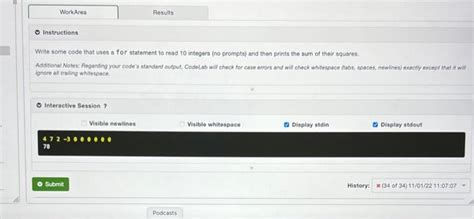 solved java instructions write some code that uses a for