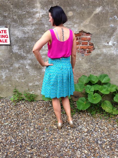 Pleated Skirt Tutorial Crafty Clyde
