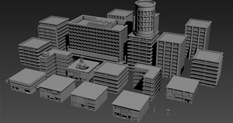 Low Polygon Building Models And Props By Adalutegames