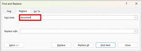 How To Find And Replace Text In Microsoft Word